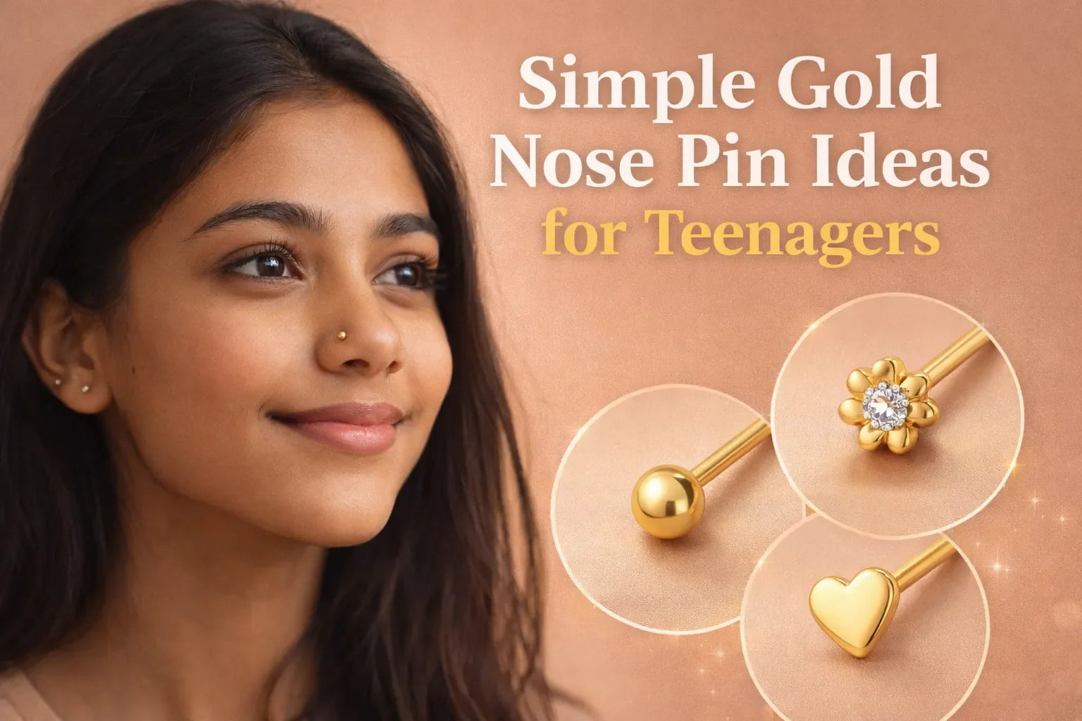 Simple Gold Nose Pin Ideas for Teenagers – Yuvora